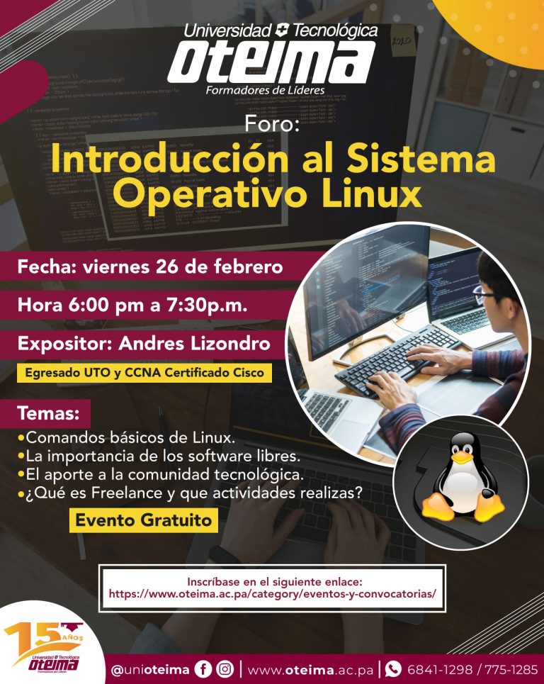 Introducción al sistema Operativo Linux - Universidad Tecnológica OTEIMA