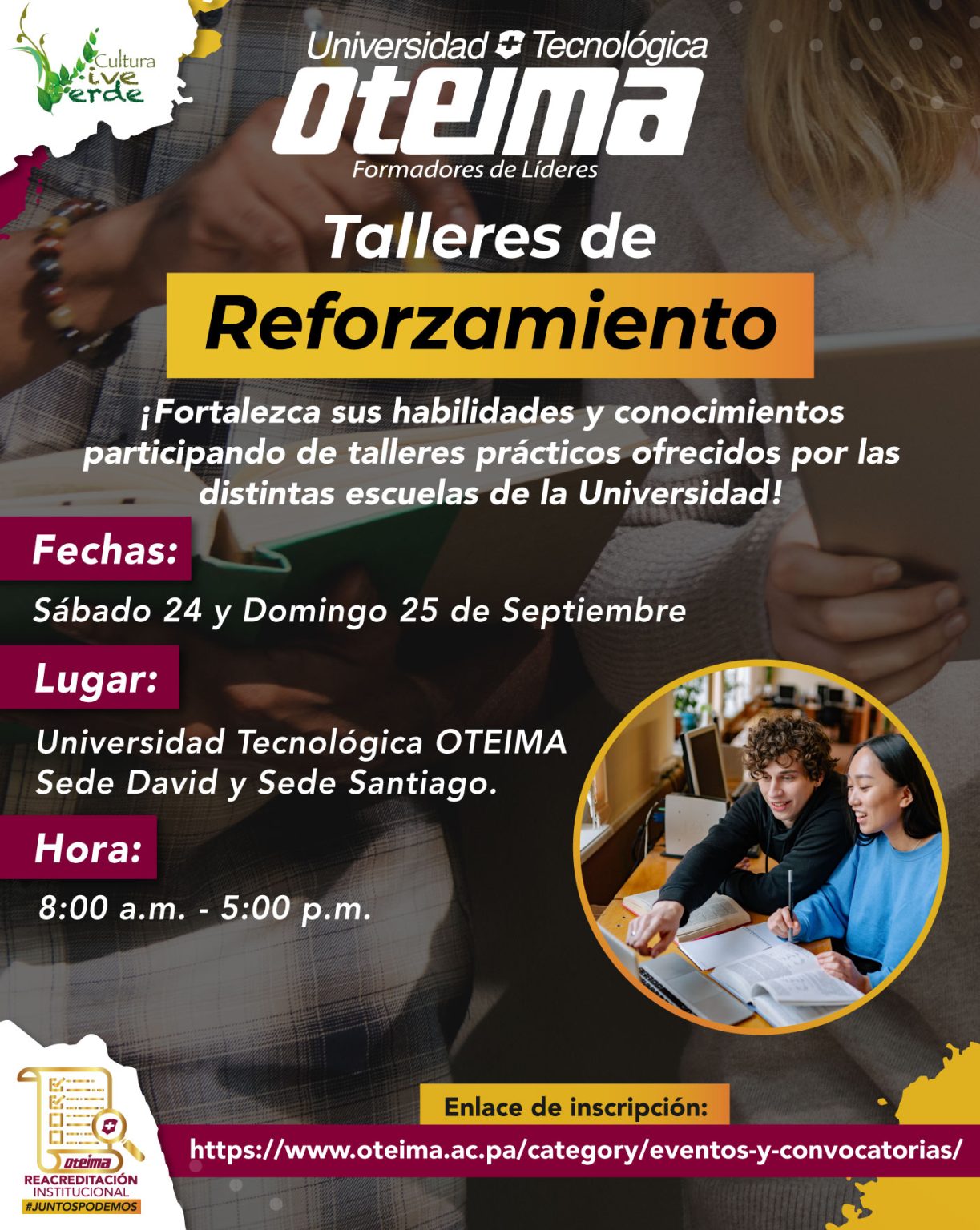 Talleres de Reforzamiento - Universidad Tecnológica OTEIMA