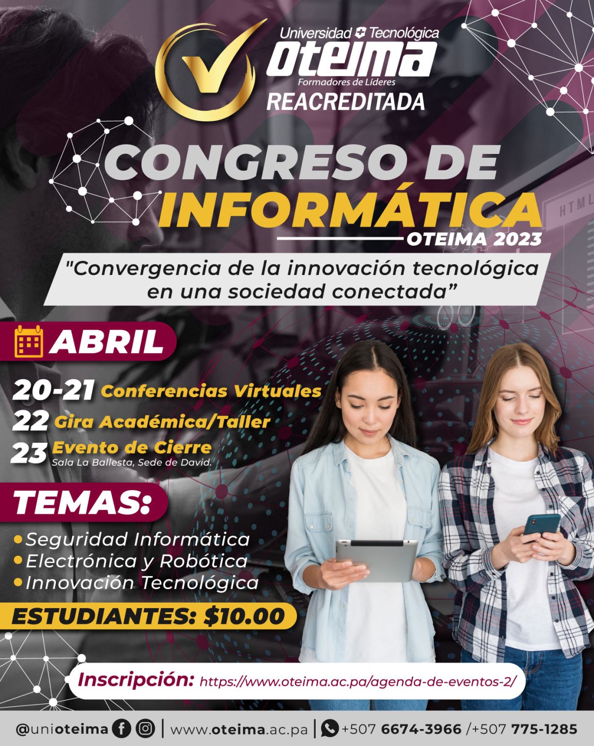 Congreso de Informática OTEIMA 2023 "Convergencia de la Innovación ...